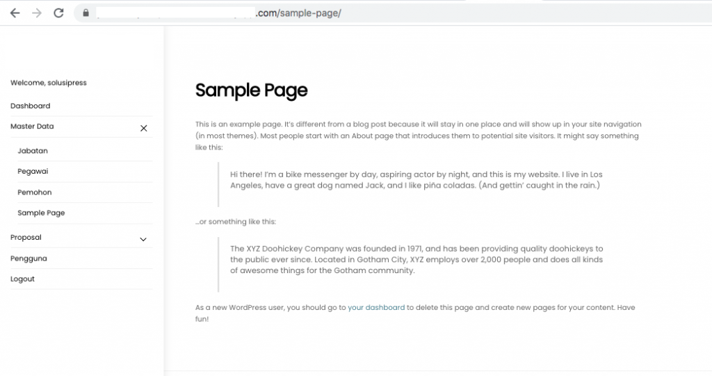 Membangun Web Application dengan WordPress - Solusi Press